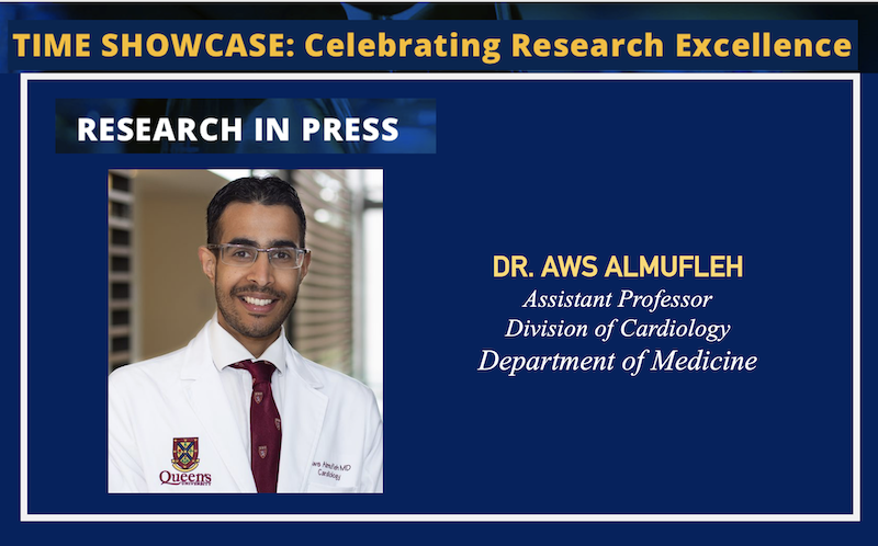 This Months' TIME Showcase-Recent Publication by Dr. Aws Almufleh and his colleagues ...